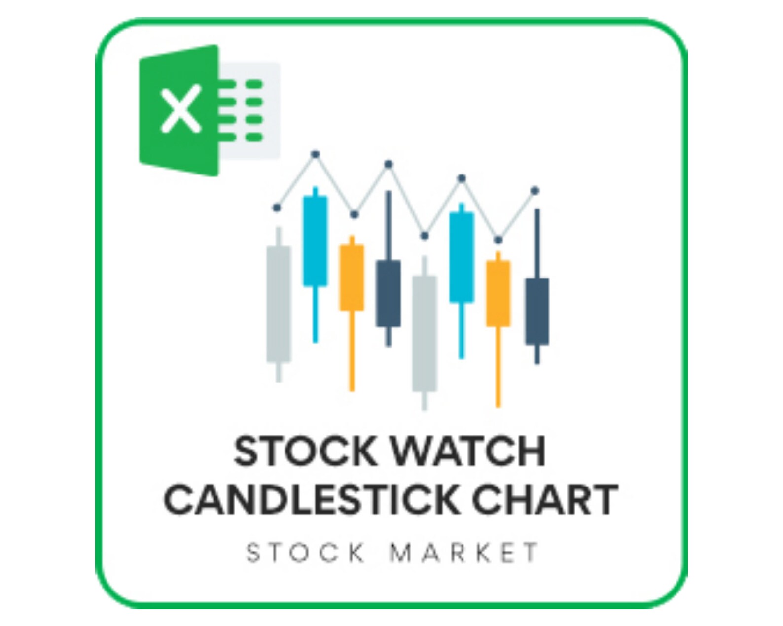Candlestick Chart Excel Template – Stock Market - Etsy