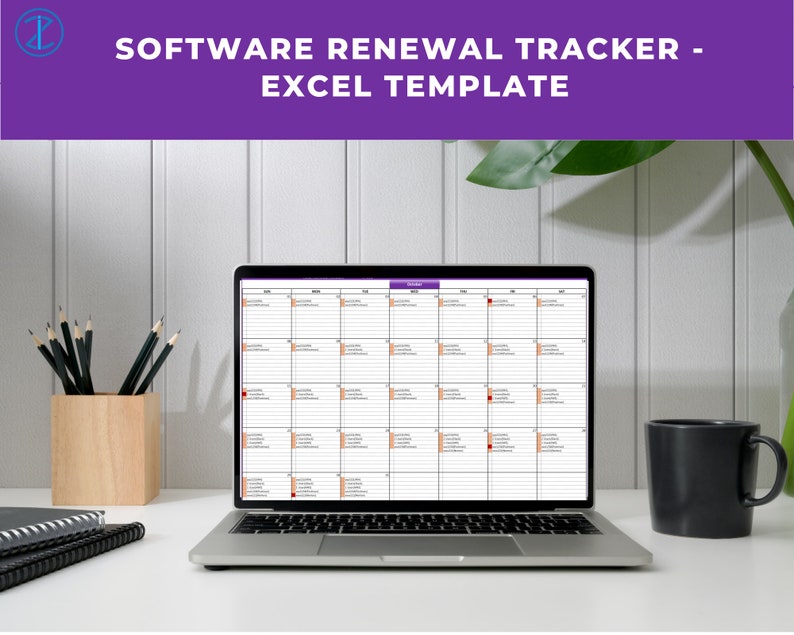 Software Renewal Tracker – Excel Template - Etsy