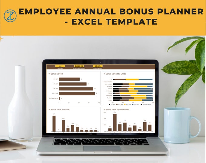 Employee Bonus Excel Template, Incentive Plan Calculation Spreadsheet - Etsy Canada