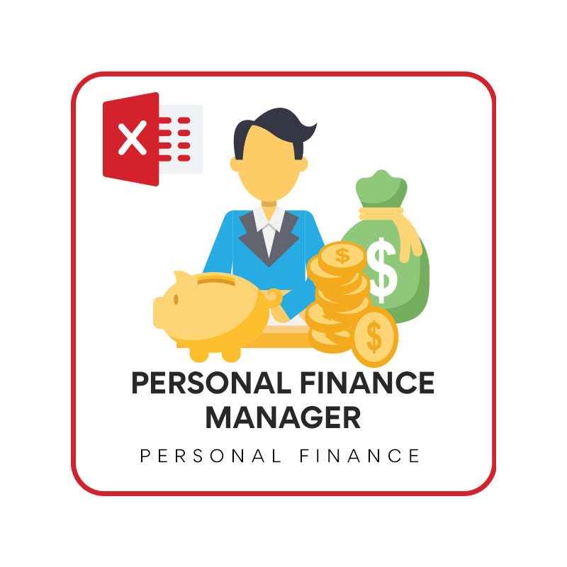Personal Finance Manager - Excel Template - Etsy