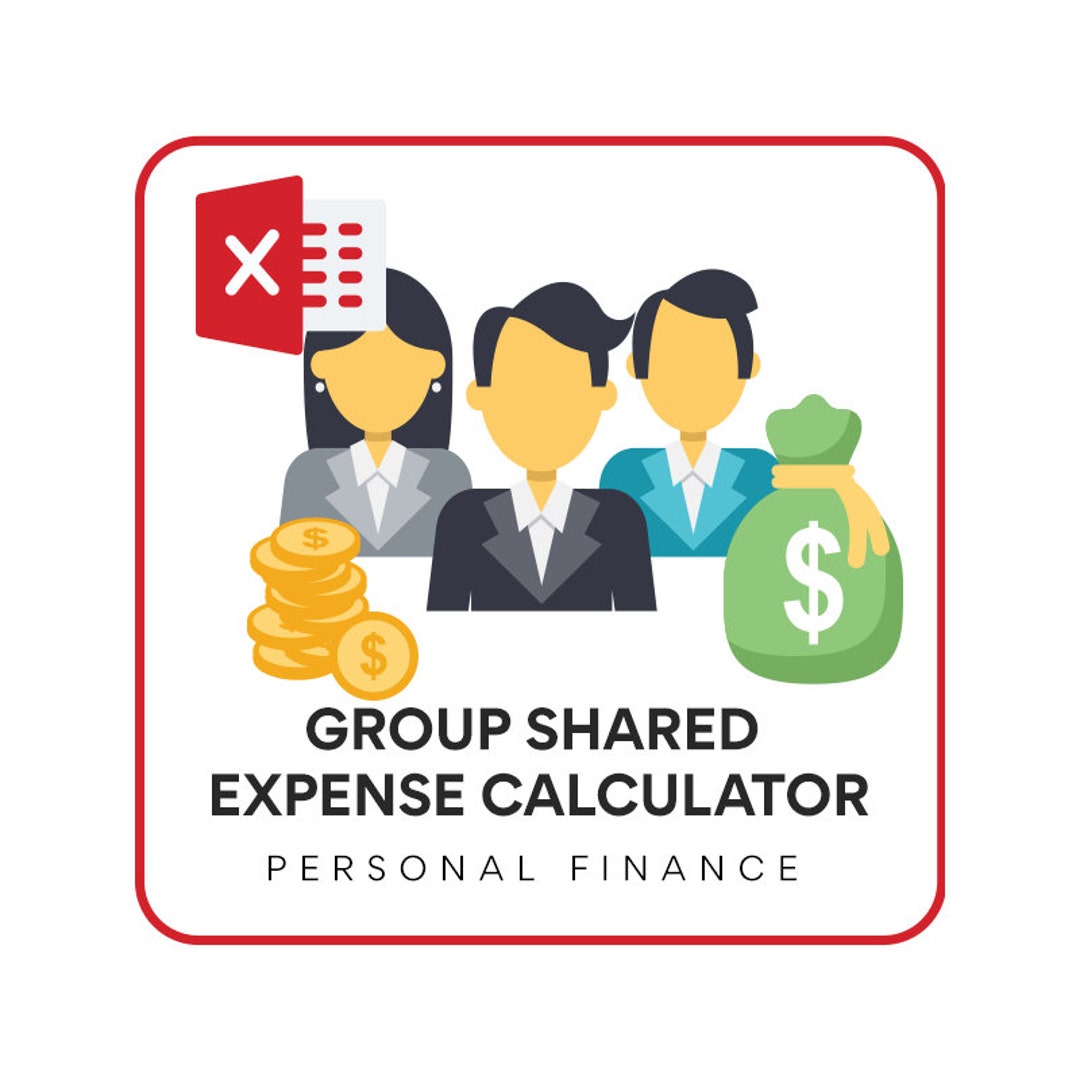 Group Shared Expense Calculator - Excel Template - Etsy Canada