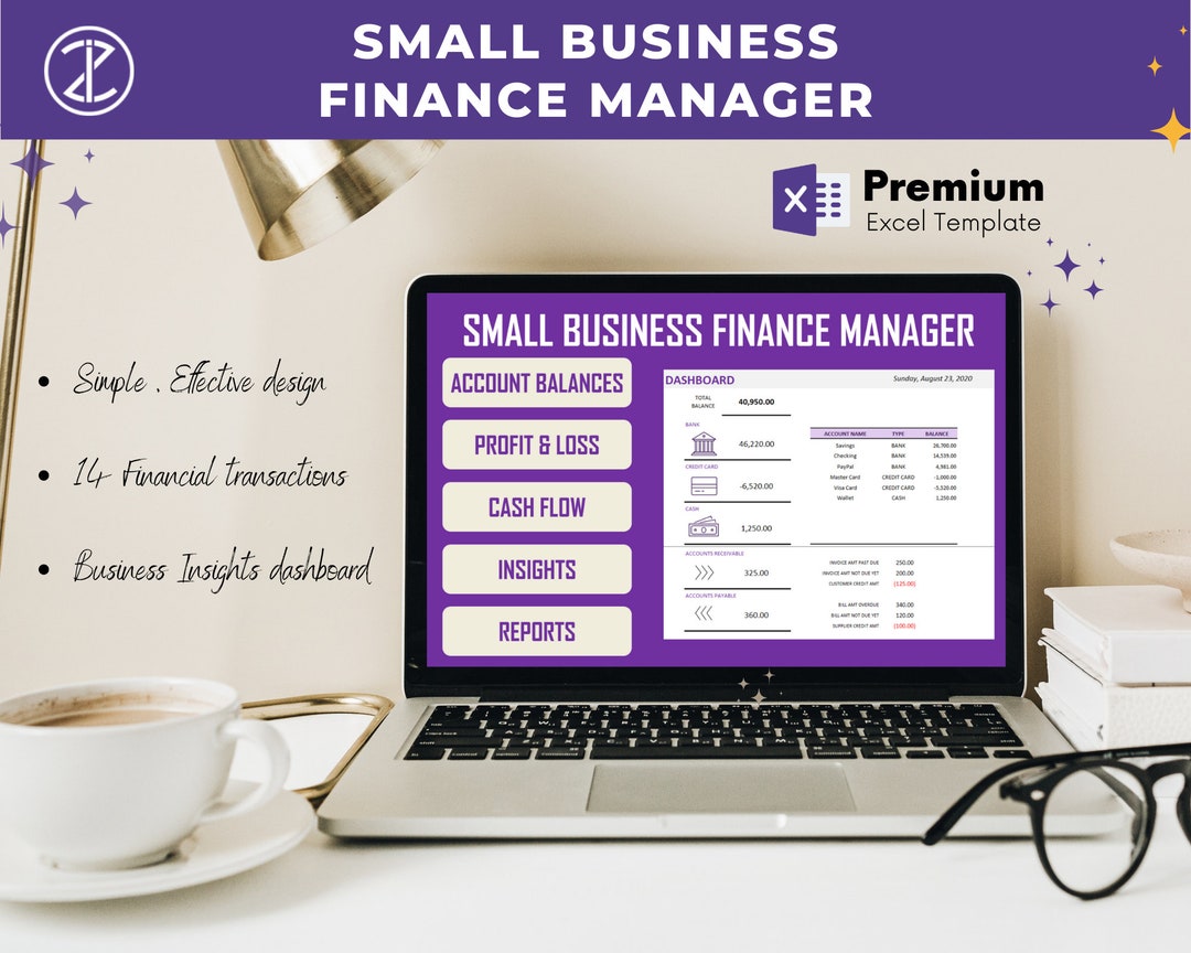 Small Business Accounting | Small Business Finance Tracker | Business ...