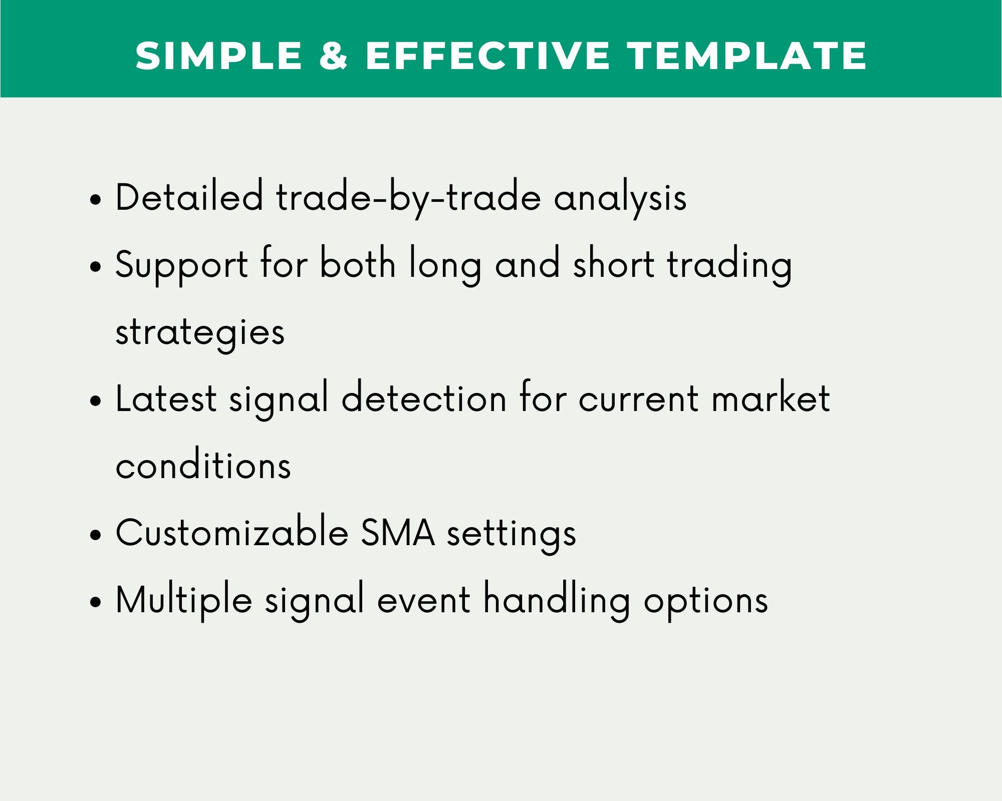 SMA Strategy Backtester Google Sheets | SMA Strategy | Technical ...