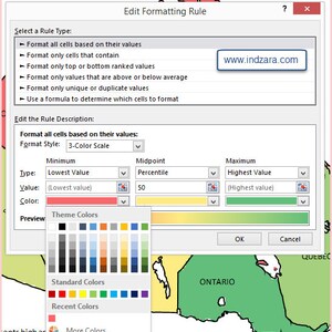 Canada Heat Map Excel Template - Etsy
