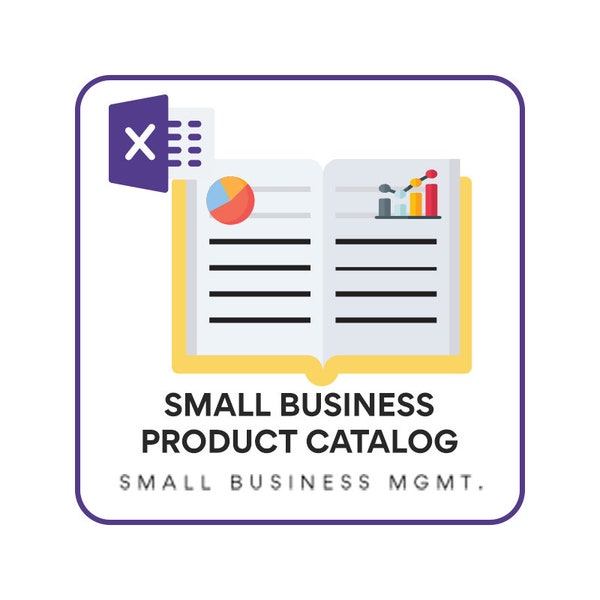 Excel Template Catalog - Etsy
