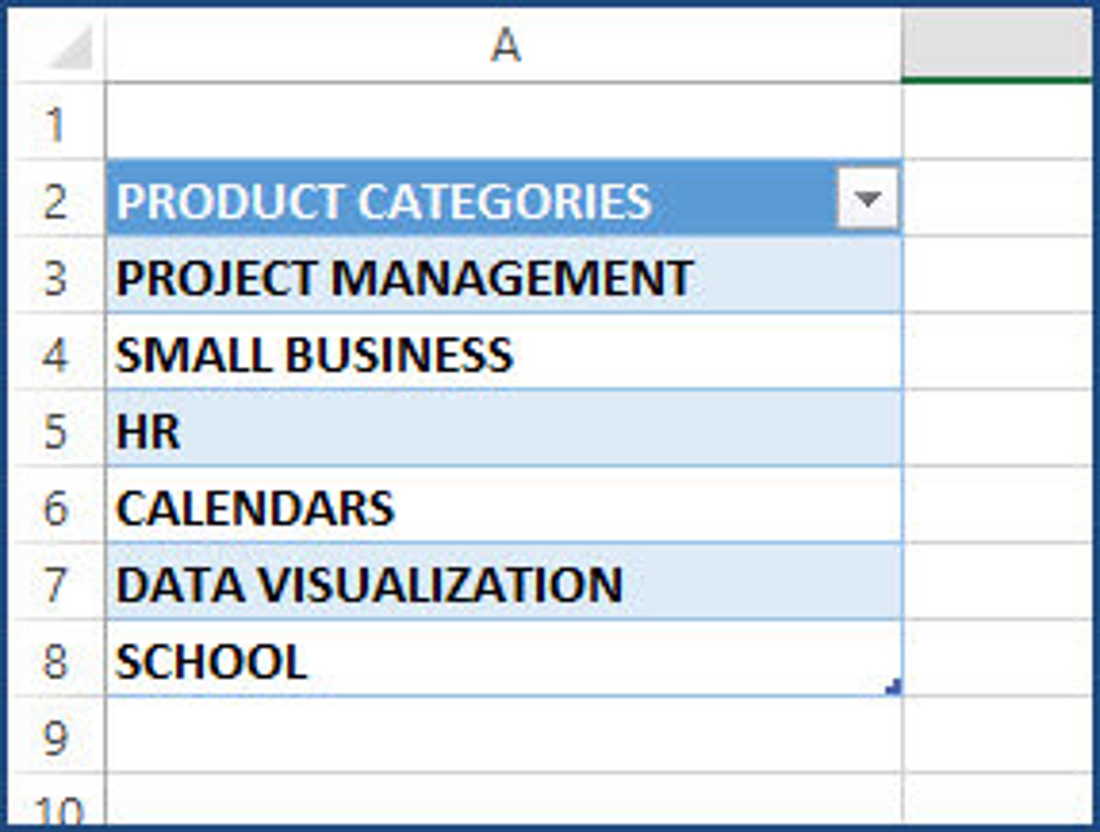 Small Business Product Catalog - Excel Template - Etsy