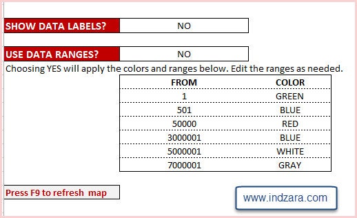 Canada Heat Map Excel Template - Etsy