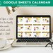 2024/2023 Google Sheets Calendar | Personalized Google Sheets Calendar ...