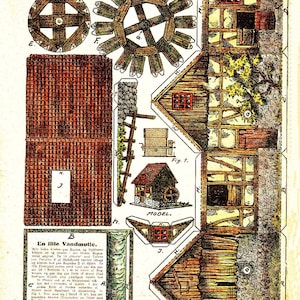 50x PAPER MODEL BUILDINGS - Printable Model Kits, Cut-out & Make - Etsy
