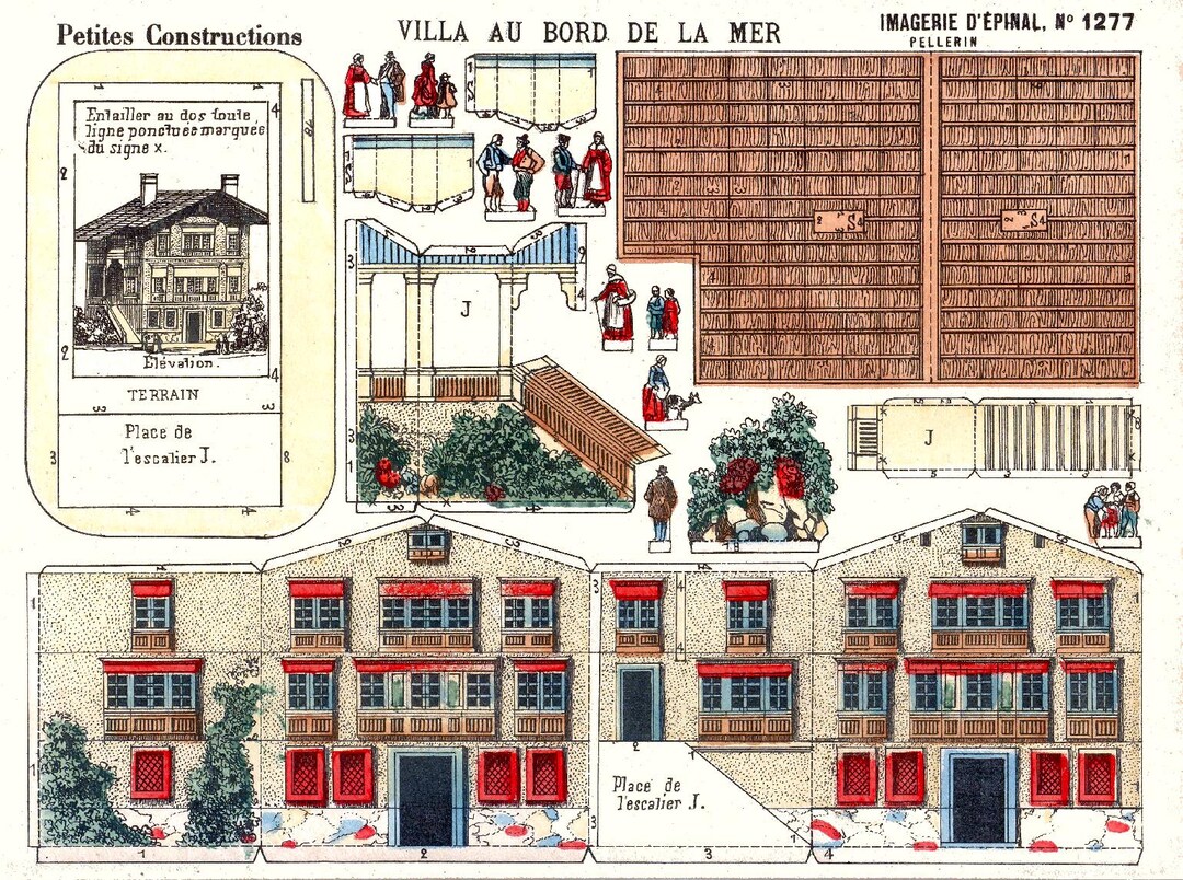 50 PAPER MODEL BUILDINGS - Printable Model Kits, Cut-out & Make Images ...