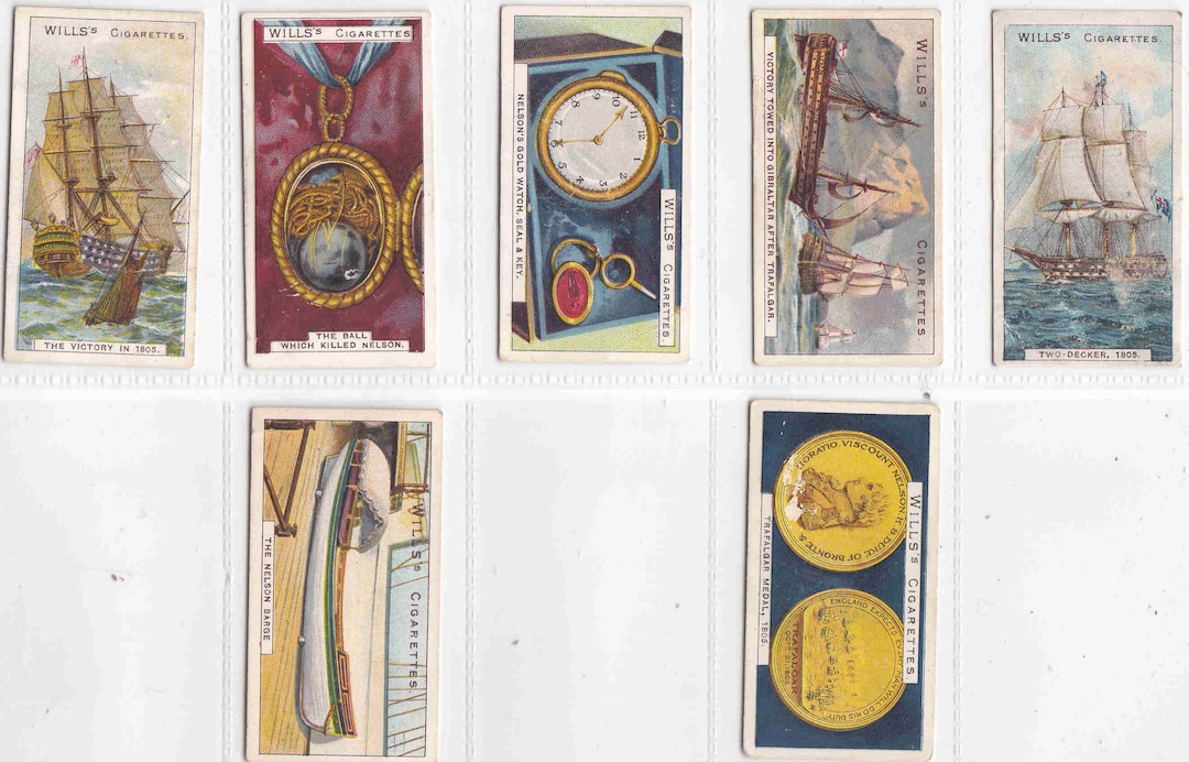 C1905 NELSON SERIES Scarcer Original Cigarette/tobacco Cards X7 Issued ...