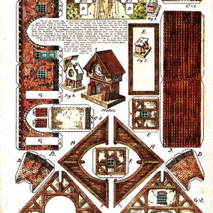 50x PAPER MODEL BUILDINGS - Printable Model Kits, Cut-out & Make - Etsy