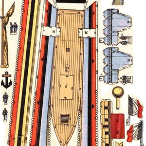 VINTAGE PAPER TOYS, Models 750x Printable Template Images Vols 1-3 ...