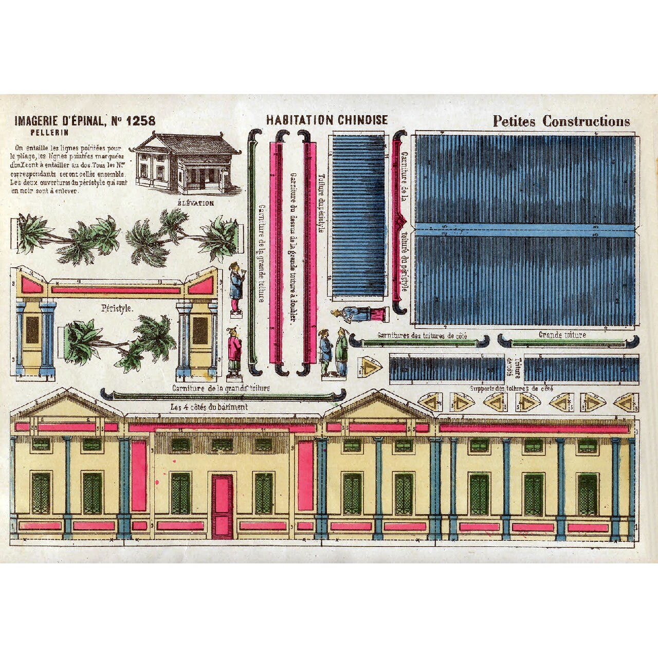 5x Marvelous Vintage PAPER MODEL BUILDINGS Printable Sheet - Etsy UK