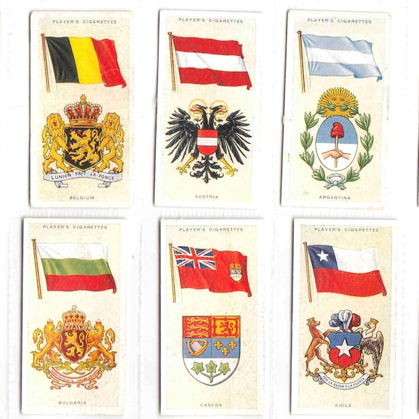 Cigarette Flag Cards - Etsy UK