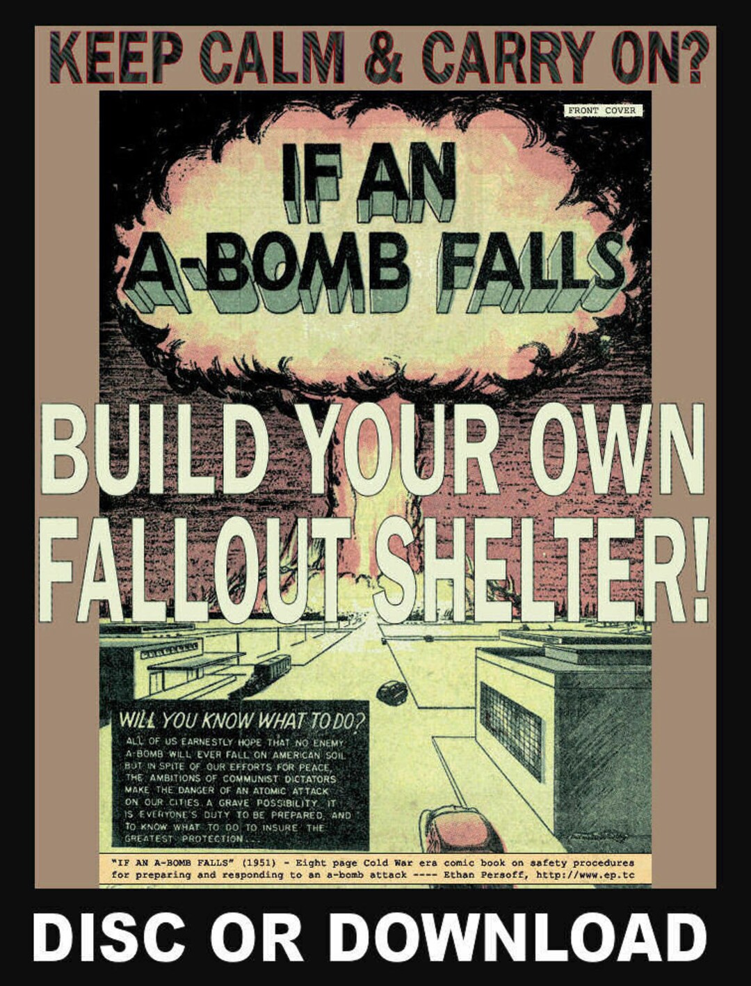 DIY FALLOUT Shelter Bunker Build Plans Vintage Nuclear Survival Books ...