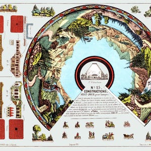 75 PAPER DIORAMAS to Make - Printable Paper Model Kits Download - Etsy