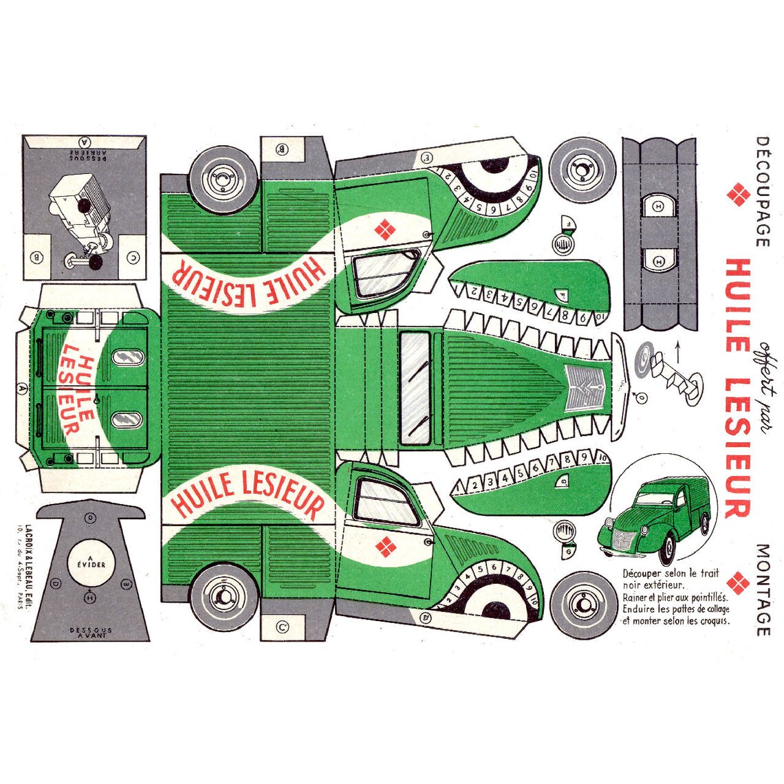 15x Wonderful Vintage Paper Model Commercial VEHICLES Print - Etsy UK