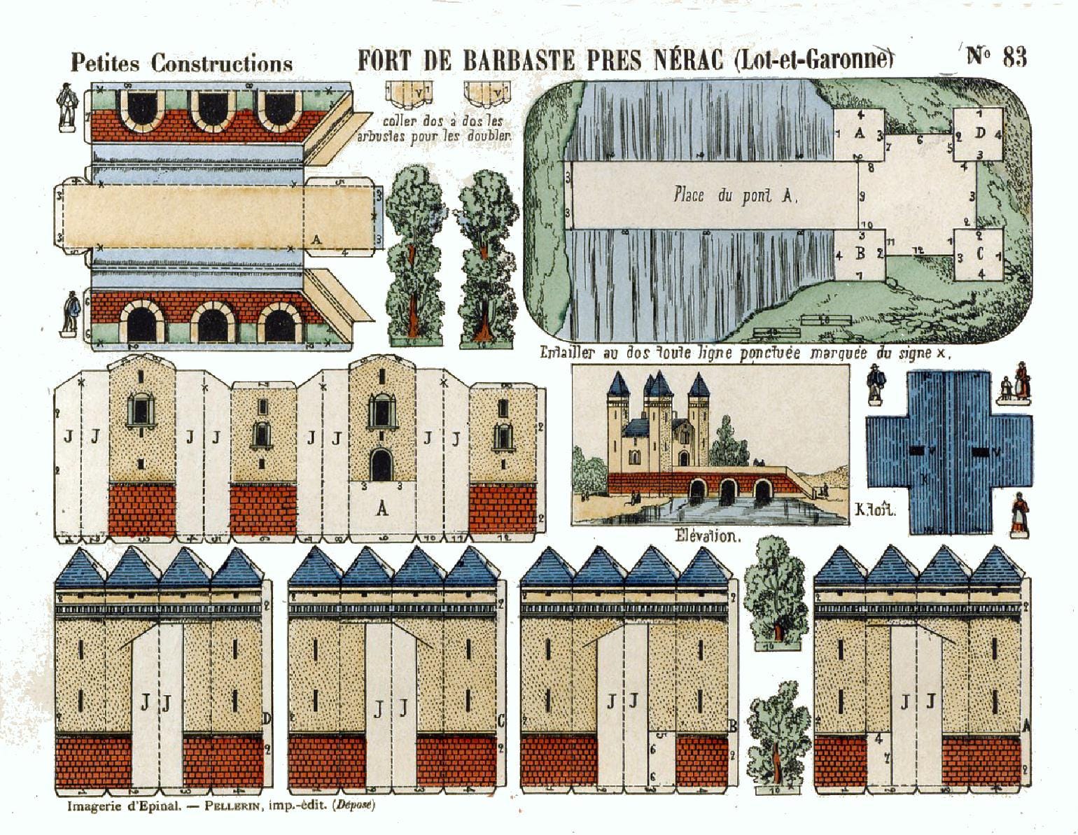 50x PAPER MODEL BUILDINGS - Printable Model Kits, Cut-out & Make - Etsy