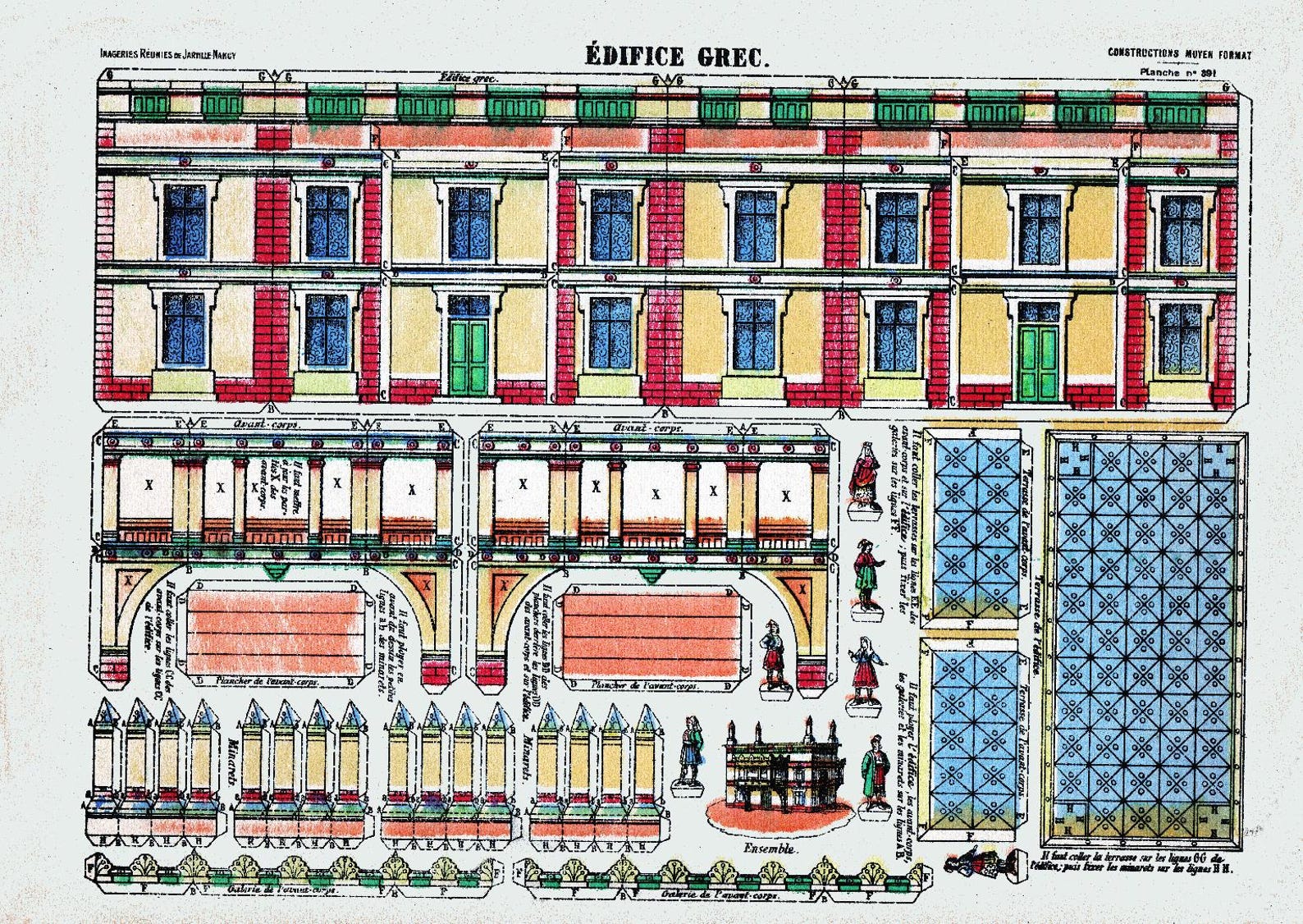 50x PAPER MODEL BUILDINGS - Printable Model Kits, Cut-out & Make - Etsy