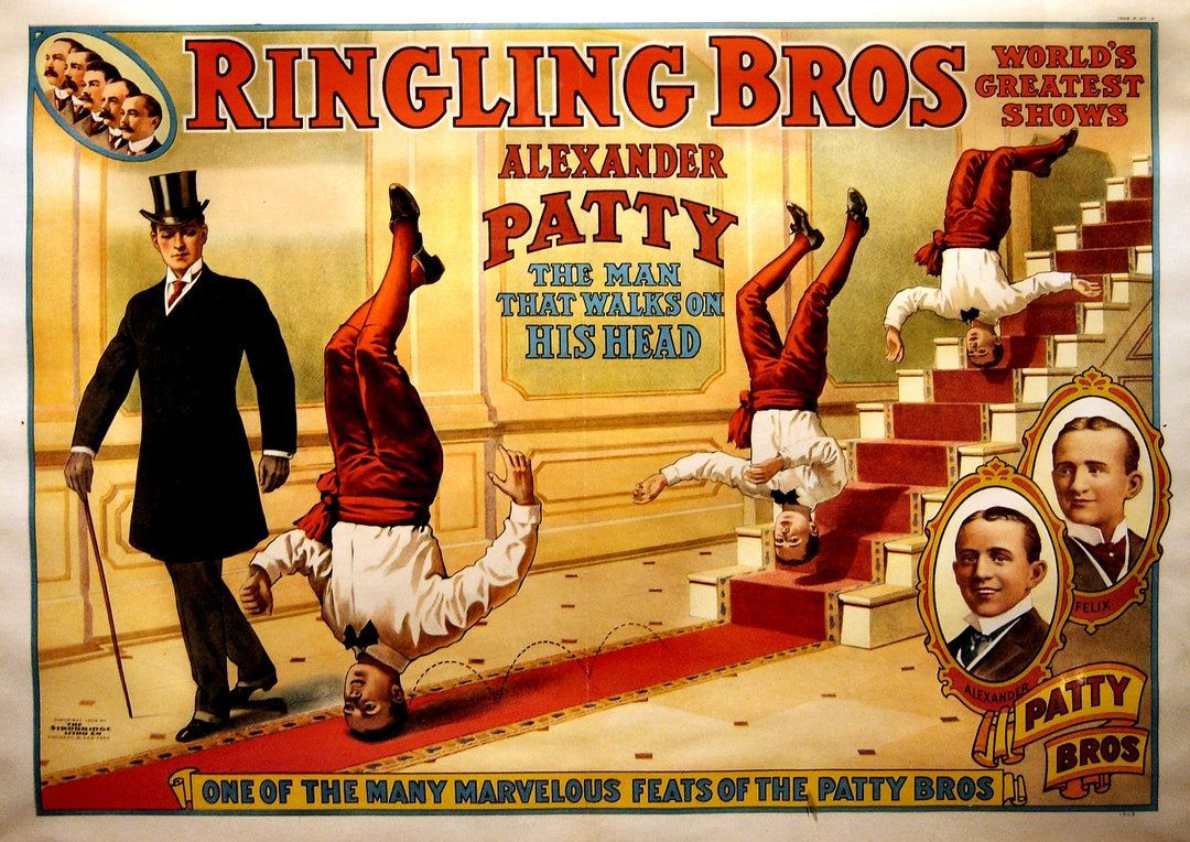 200 VINTAGE CIRCUS PRINTS Restored Digital Images for Printmaking ...