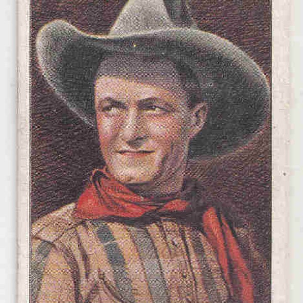 Tom Mix Card - Etsy