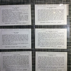 Vintage Liebig Trade Cards Complete Set of 6 No. S1728 - Etsy