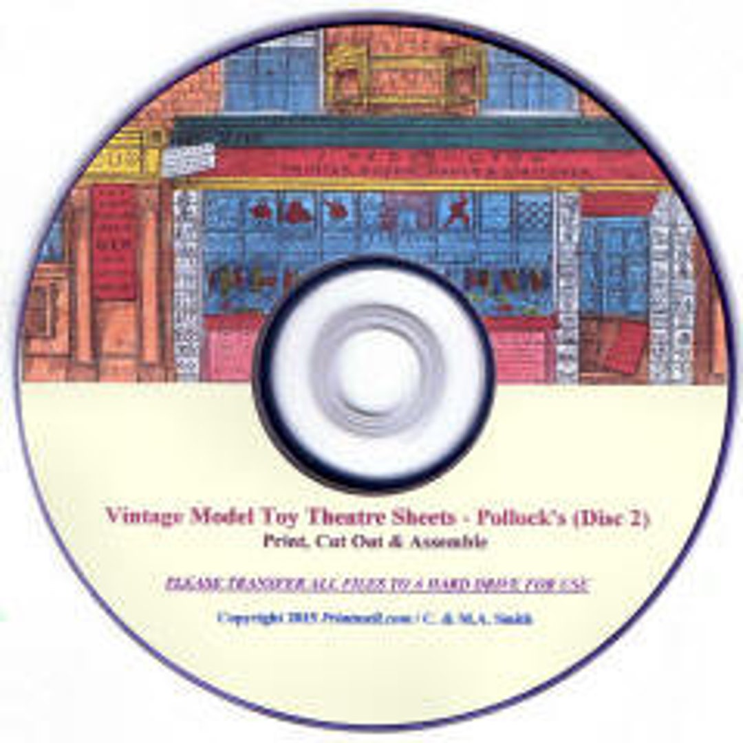 POLLOCK'S Paper Model Toy Theatre 195x Hojas ORIGINALES - Etsy España