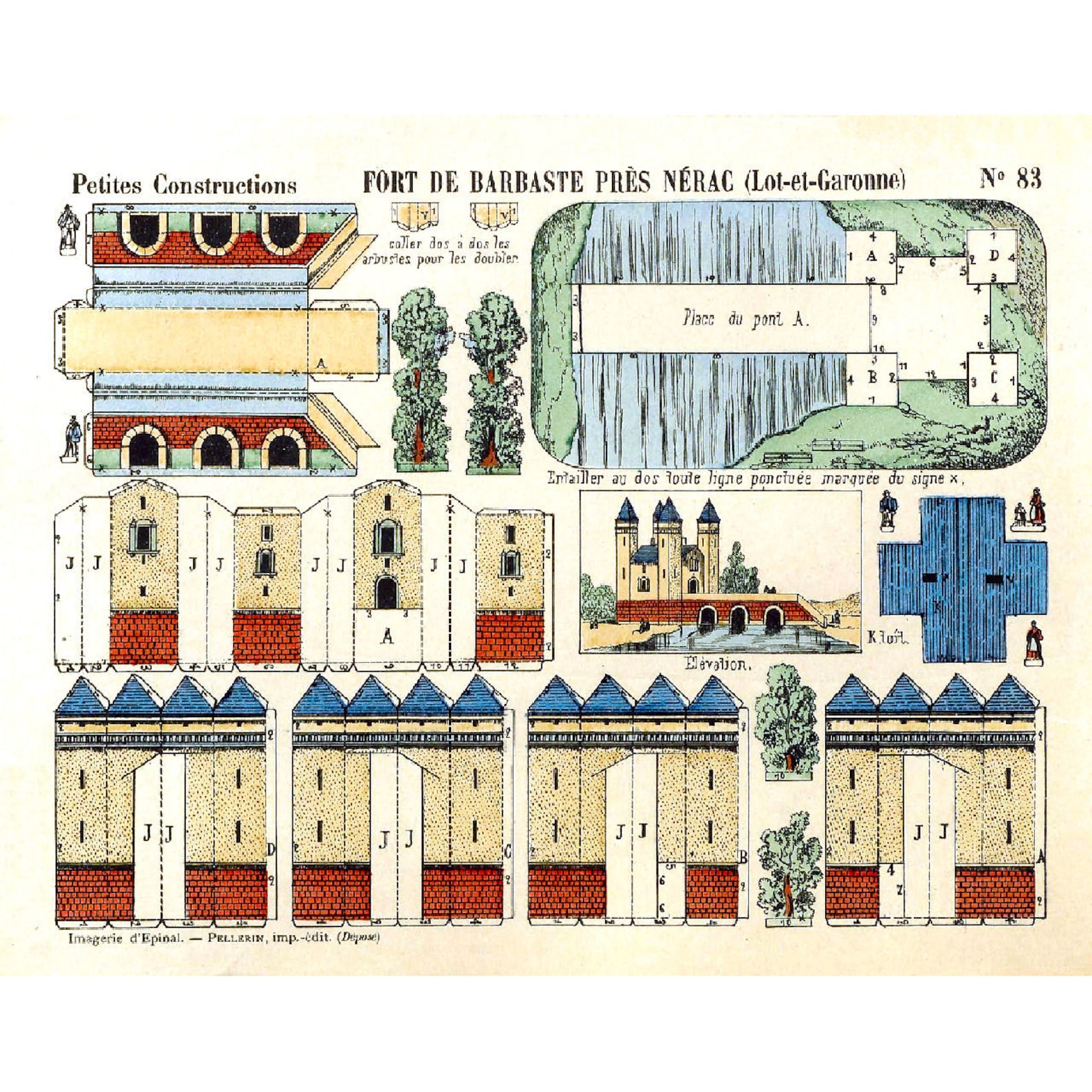 5x Stunning Vintage PAPER MODEL BUILDINGS Printable Toy - Etsy