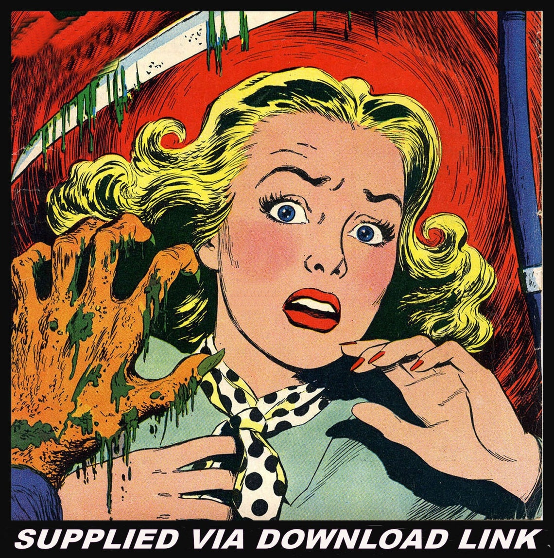 VINTAGE HORROR COMICS Scanned Big Golden Age Collection Vol. - Etsy