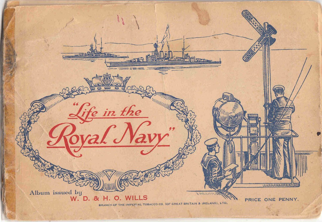 1939 LIFE in the ROYAL NAVY Tobacco Card Album by Wills - Etsy