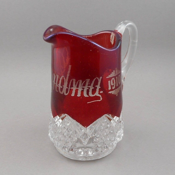 Ruby Flash Glass Etsy