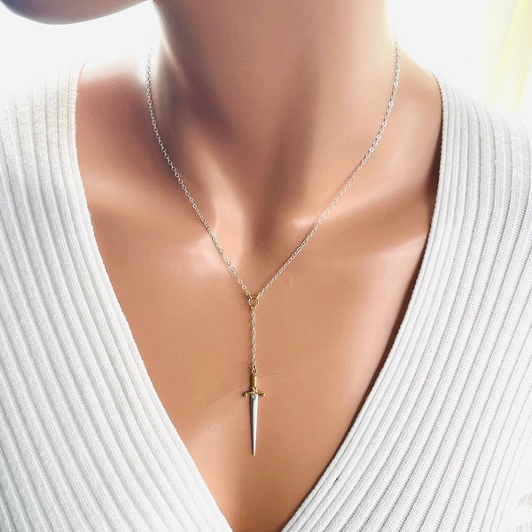 Dagger Necklace - Etsy