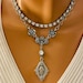 Silver Miraculous Medal Choker Necklace Large Mary Pendant Antique Gold ...