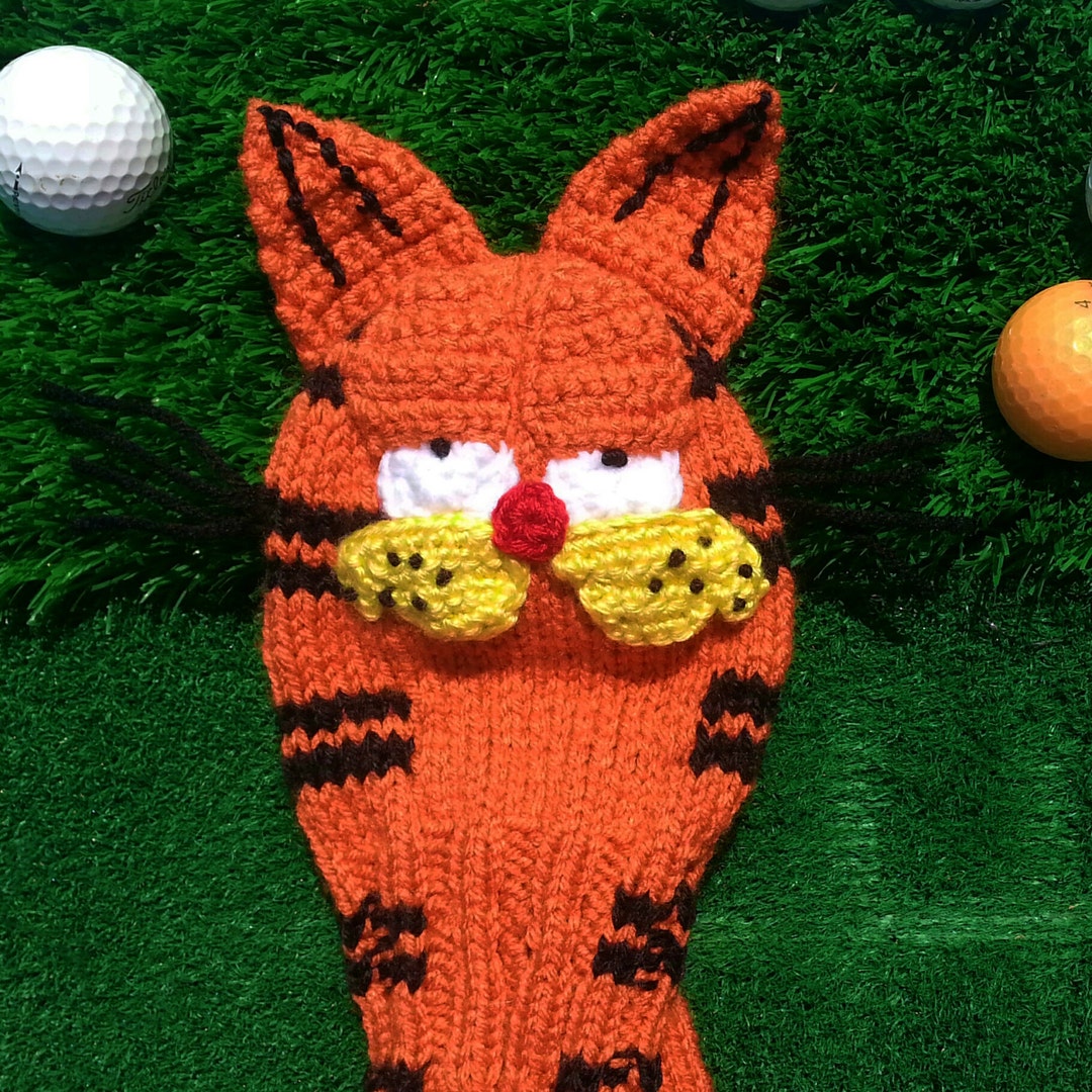 Orange Cat Golf Club Cover - Etsy