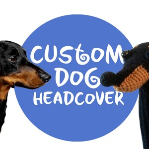 CUSTOM Dog Head Cover - Etsy
