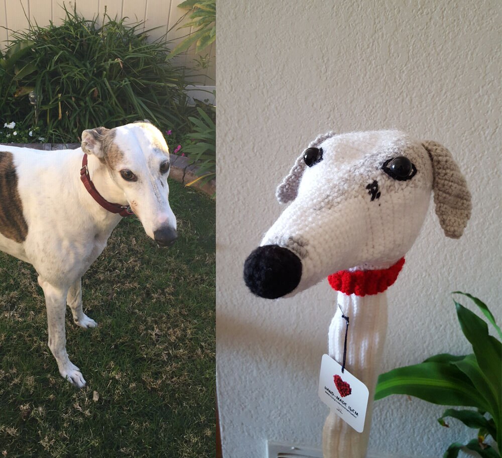 CUSTOM Dog Head Cover - Etsy