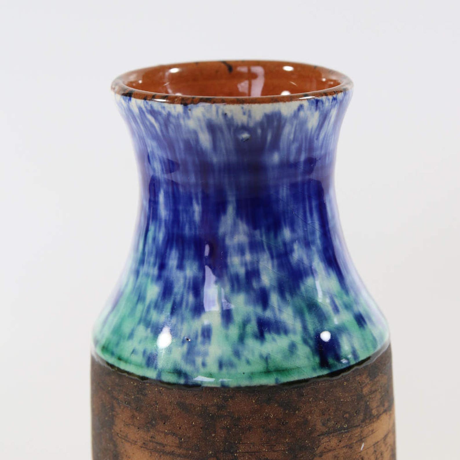 Mid Century Vase, Swedish 1960s Pottery, Scandinavian Pottery, Made in ...