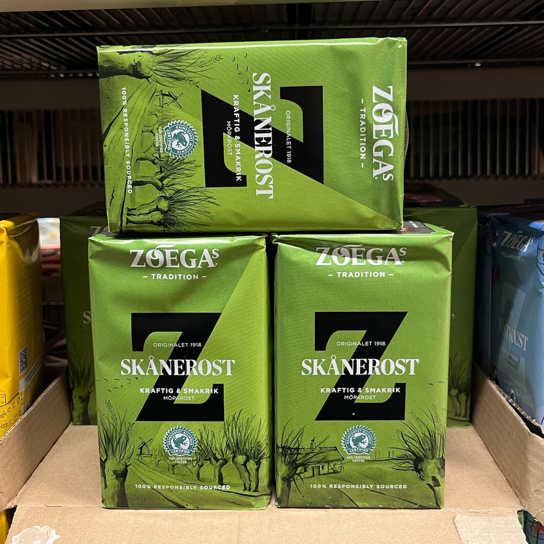 3 Pcs Zoegas Skånerost 450g (15.84 Oz) Coffee Sweden, Swedish Coffee ...