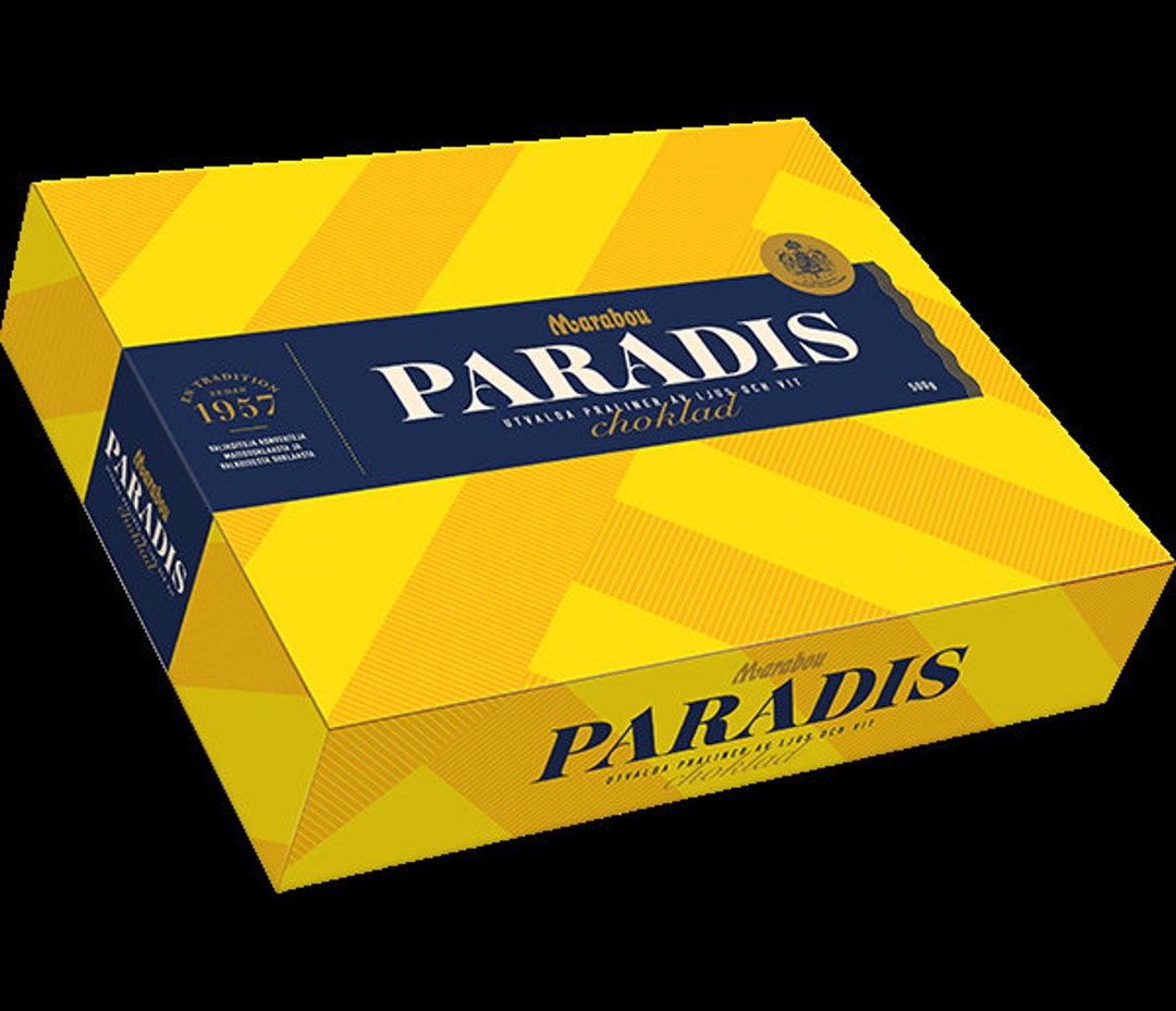 Marabou Paradis Swedish Chocolate Box 26 Chocolates With 13 Exquisite ...