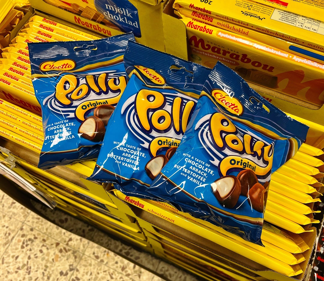 3 Bags of Cloetta Polly Candy 200g 7 Oz., Swedish Candy, Svenskt Godis, Swedish Food, Swedish ...