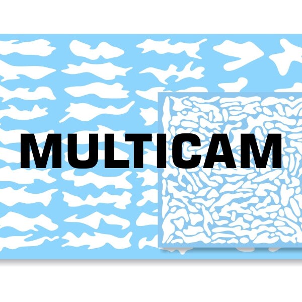Multicam Stencil - Etsy