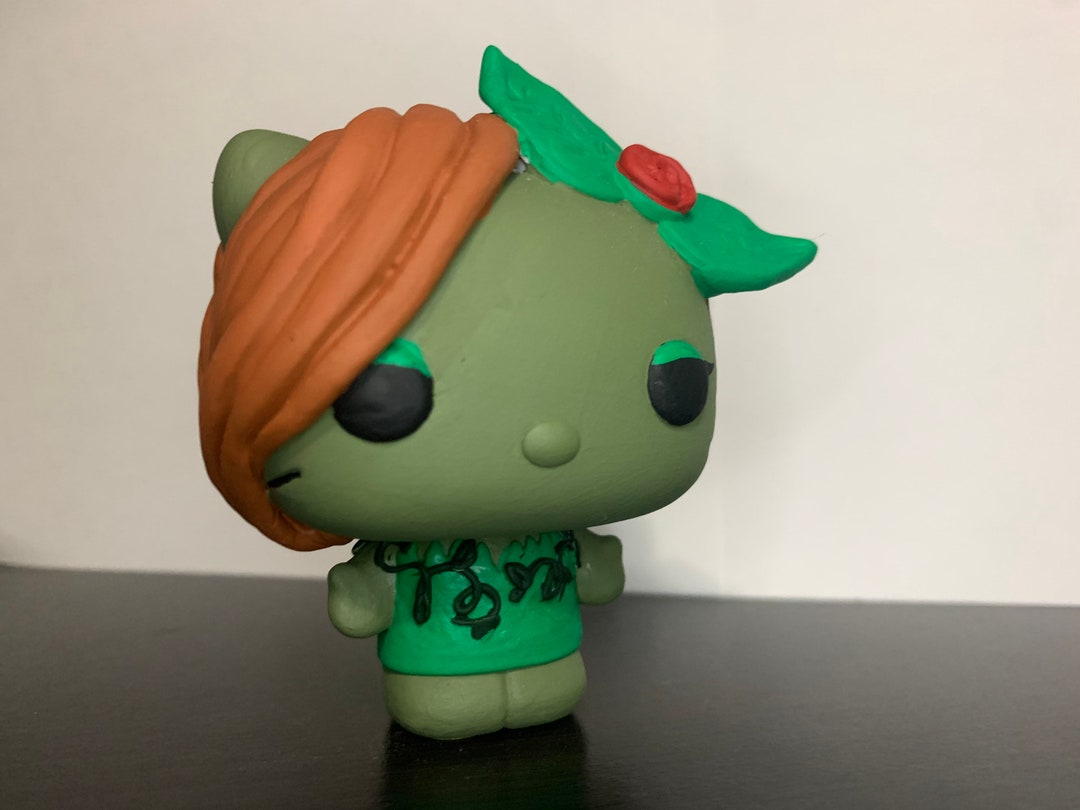 Custom POP Figure- Poison Ivy Hello Kitty - Etsy