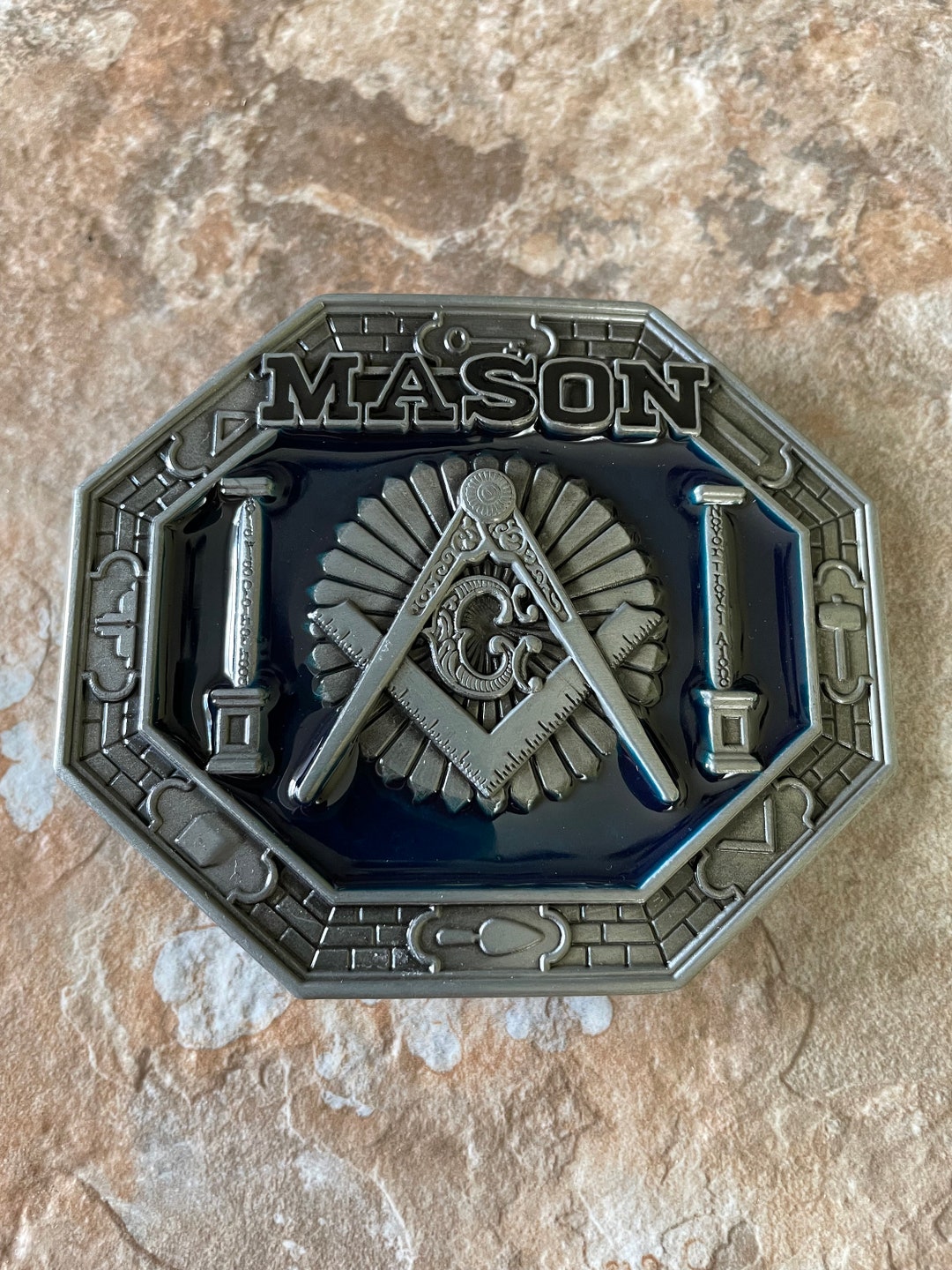 Mason Masons Belt Buckle, Vintage Freemasons Accessories, Masonic ...
