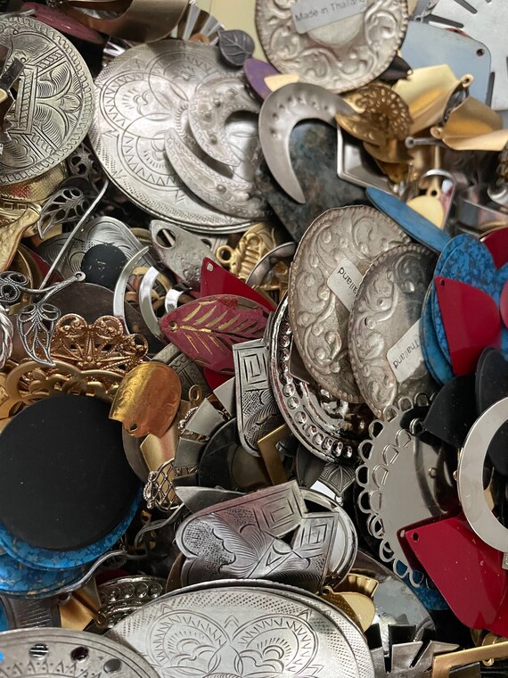 3 POUNDS Brass Findings Assorted Bulk Lot Huge Random Mix of | Etsy