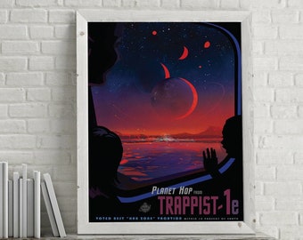 Artist's Concept of Trappist-1f, Located in Traffist-1 System New 2017 ...