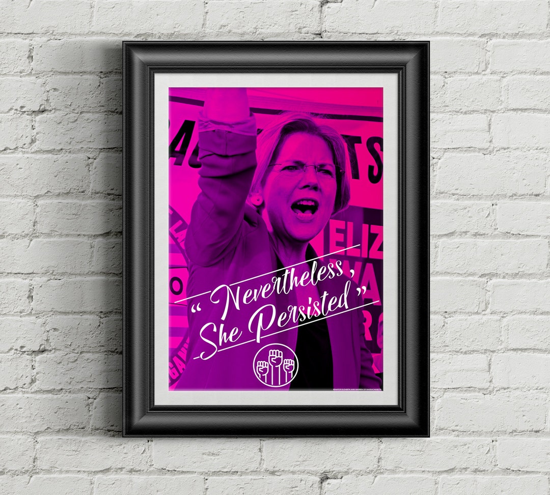 Senator Elizabeth Ann Warren Poster - Etsy