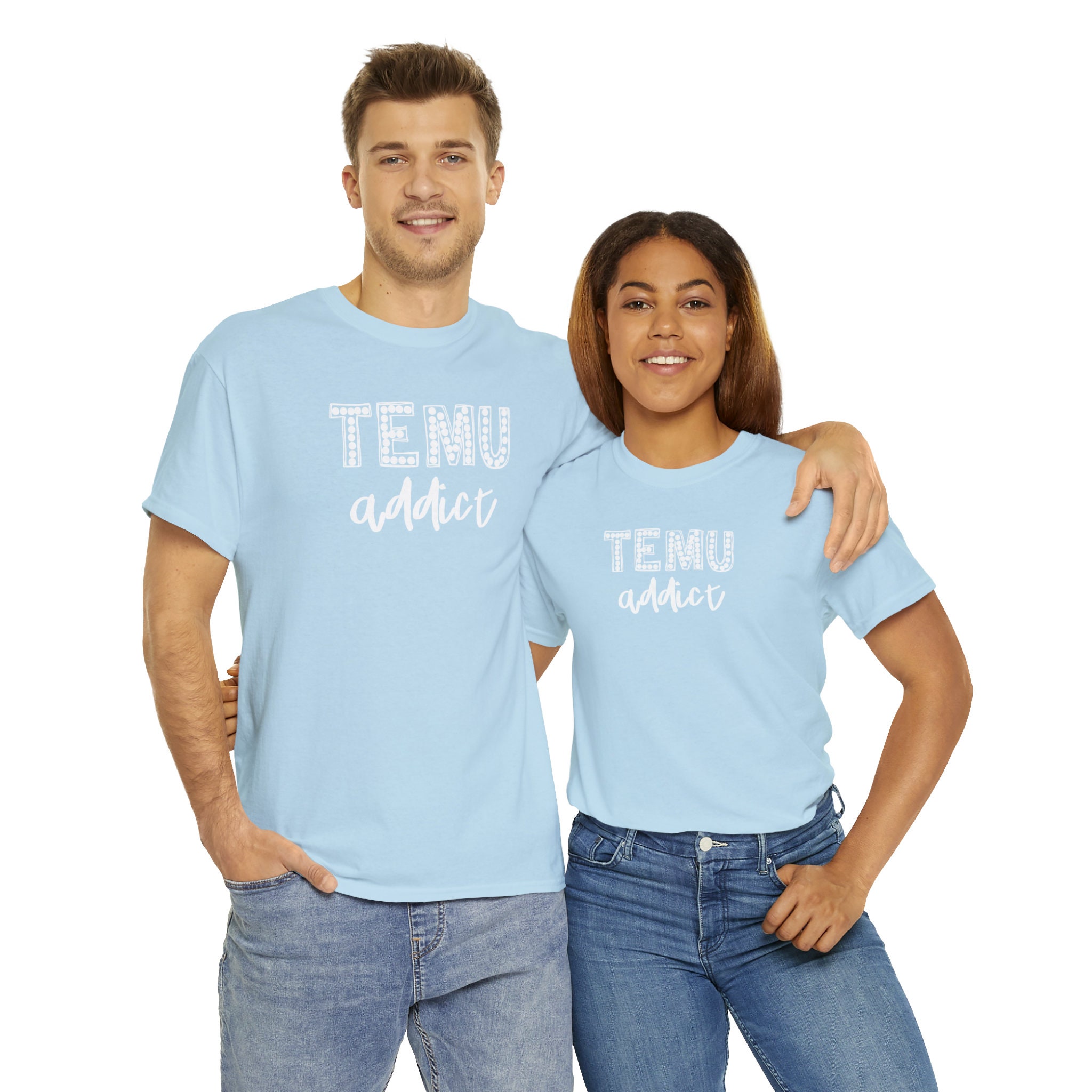 Temu Addict Unisex Heavy Cotton Tee - Etsy