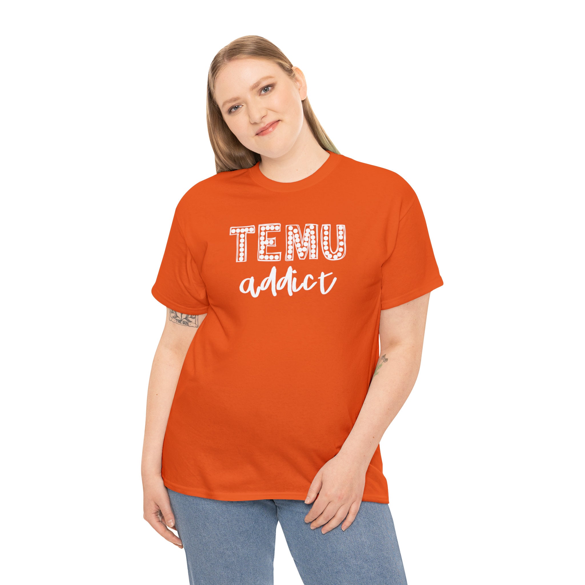 Temu Addict Unisex Heavy Cotton Tee - Etsy