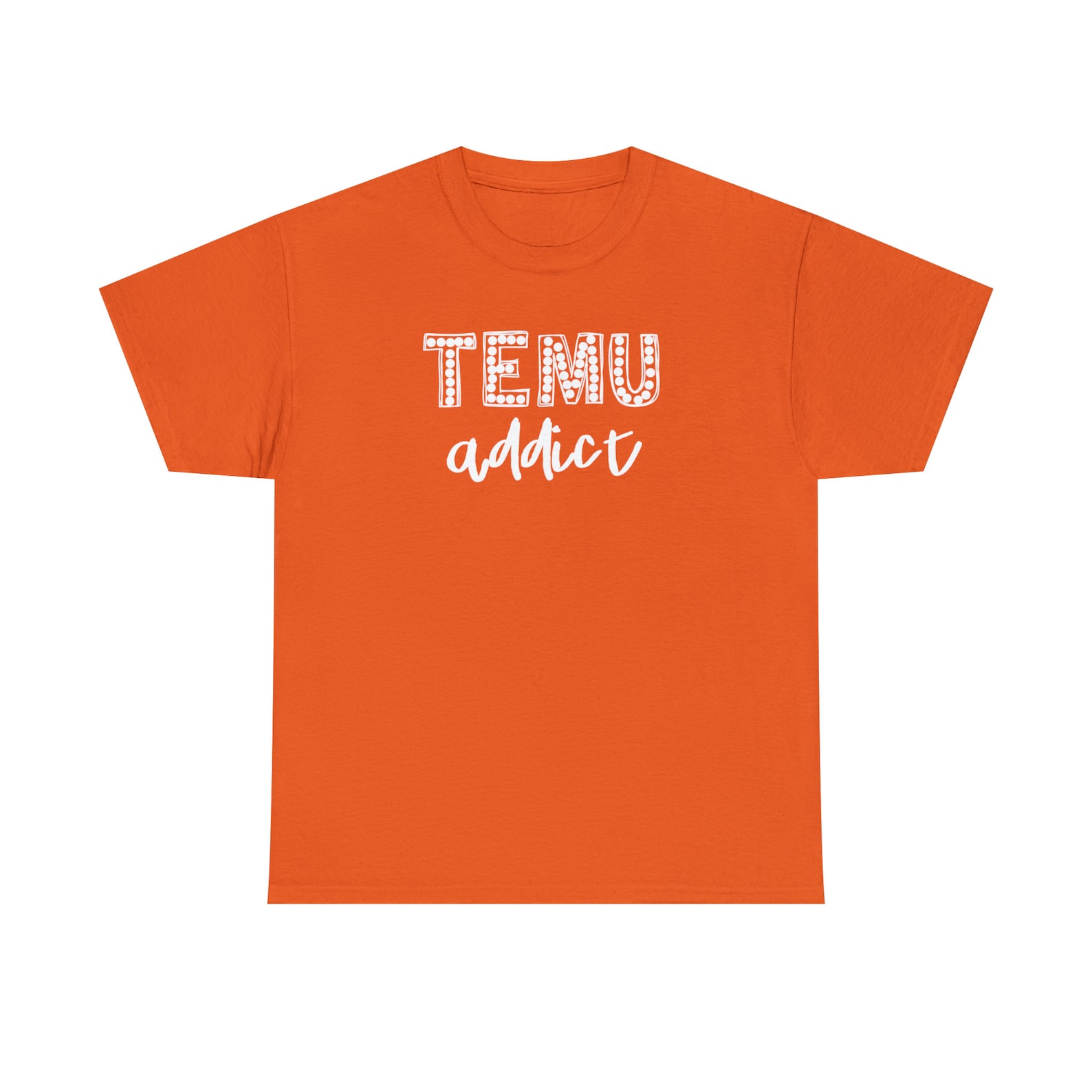 Temu Addict Unisex Heavy Cotton Tee - Etsy